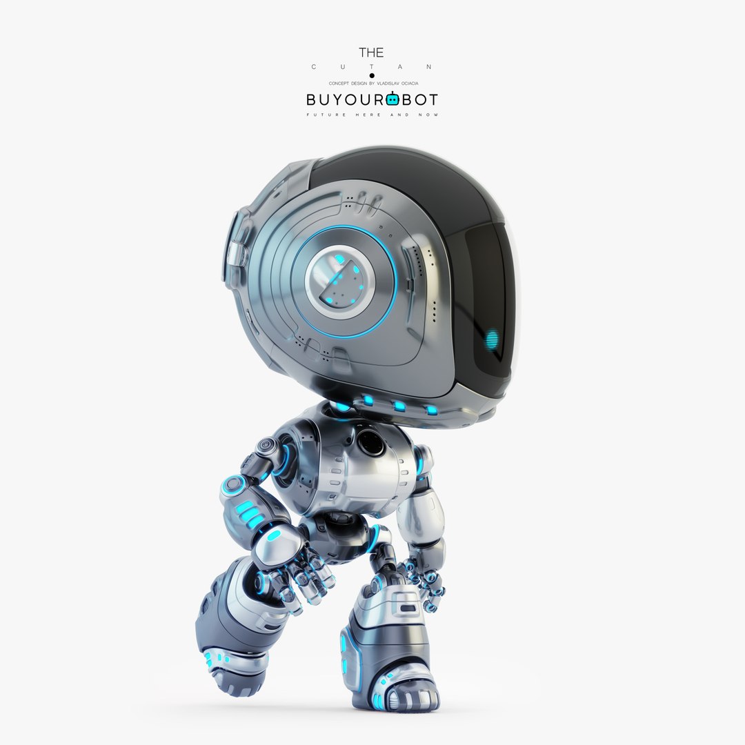 3D Fun Bot Digital Toy - TurboSquid 1473933
