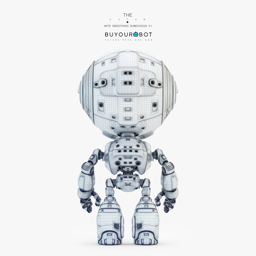 3D Fun Bot Digital Toy - TurboSquid 1473933