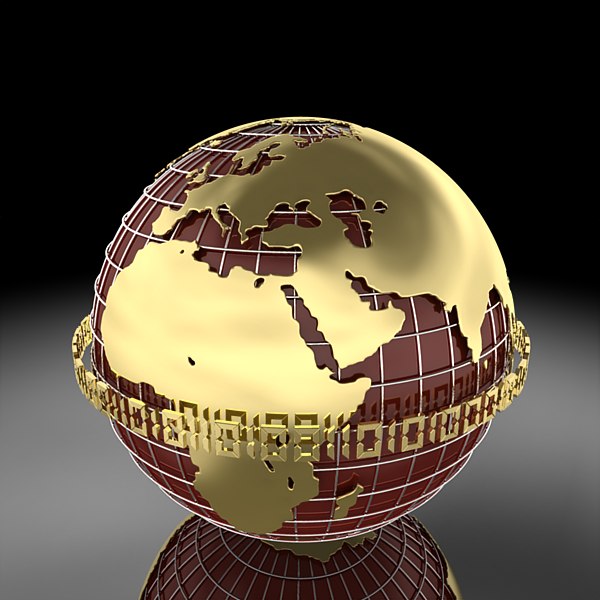 globe earth planet 3d 3ds