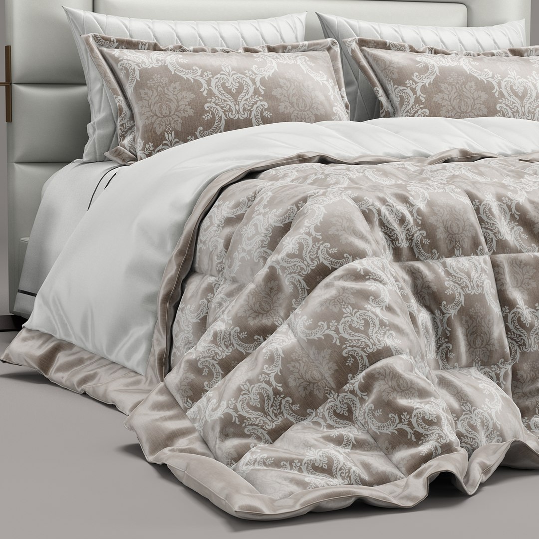 3D Rugiano Grace Bed Model - TurboSquid 1233086