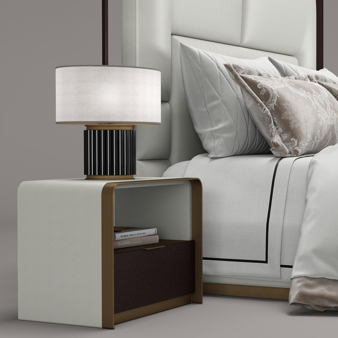 3D Rugiano Grace Bed Model - TurboSquid 1233086