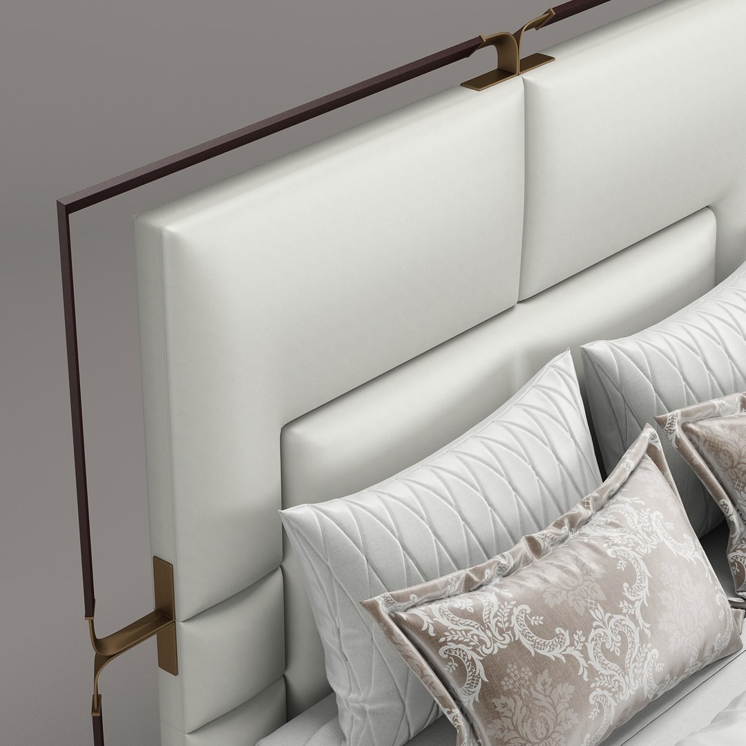 3D Rugiano Grace Bed Model - TurboSquid 1233086