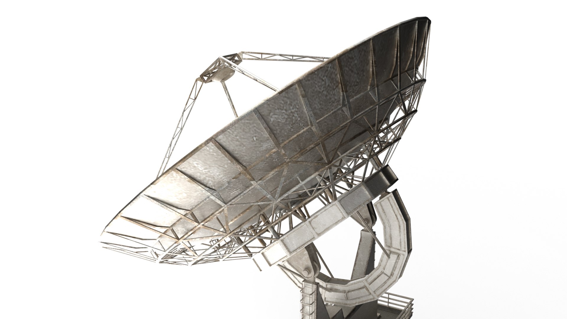 3D Radio Telescope Model - TurboSquid 1603983