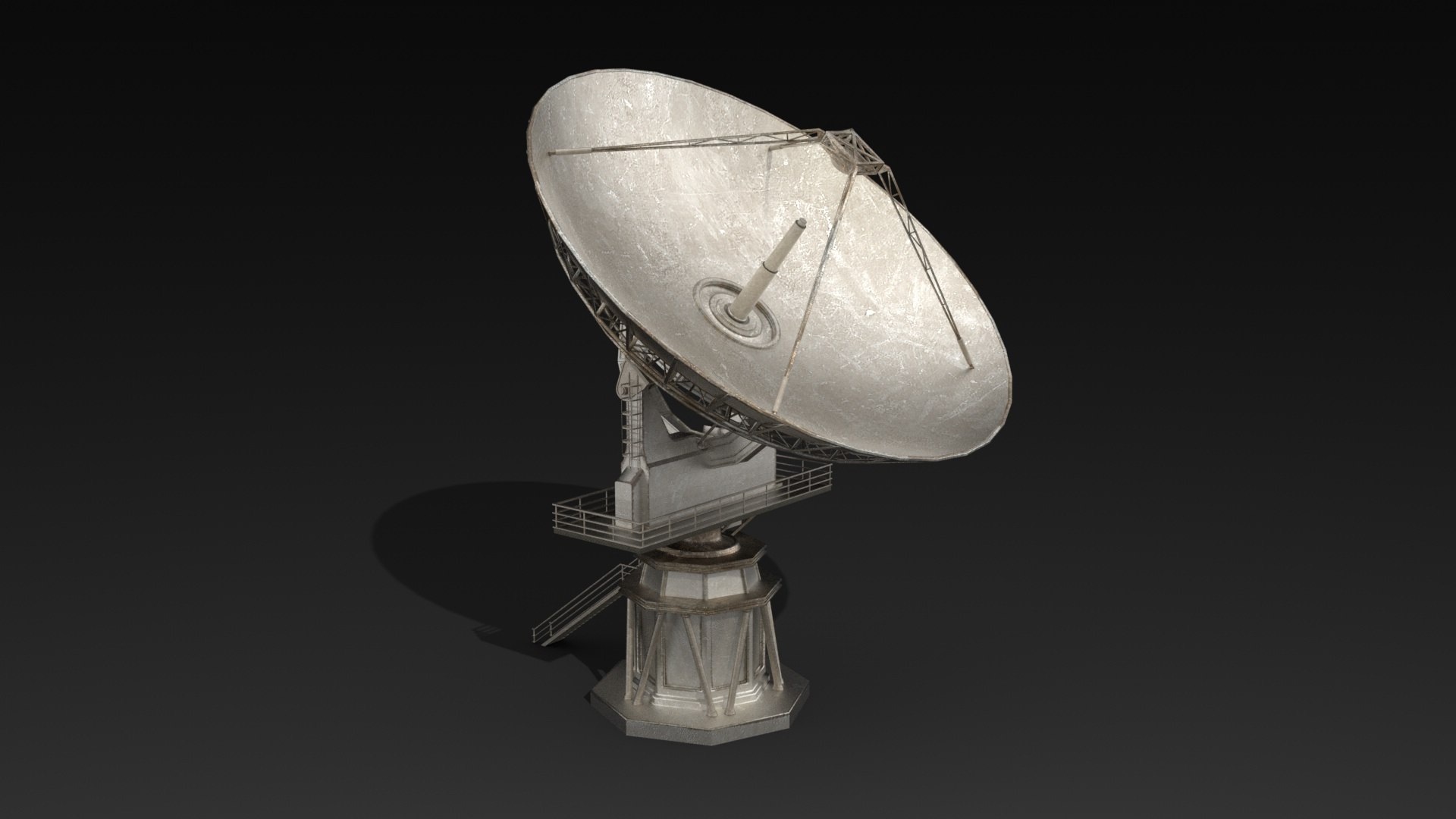3D Radio Telescope Model - TurboSquid 1603983