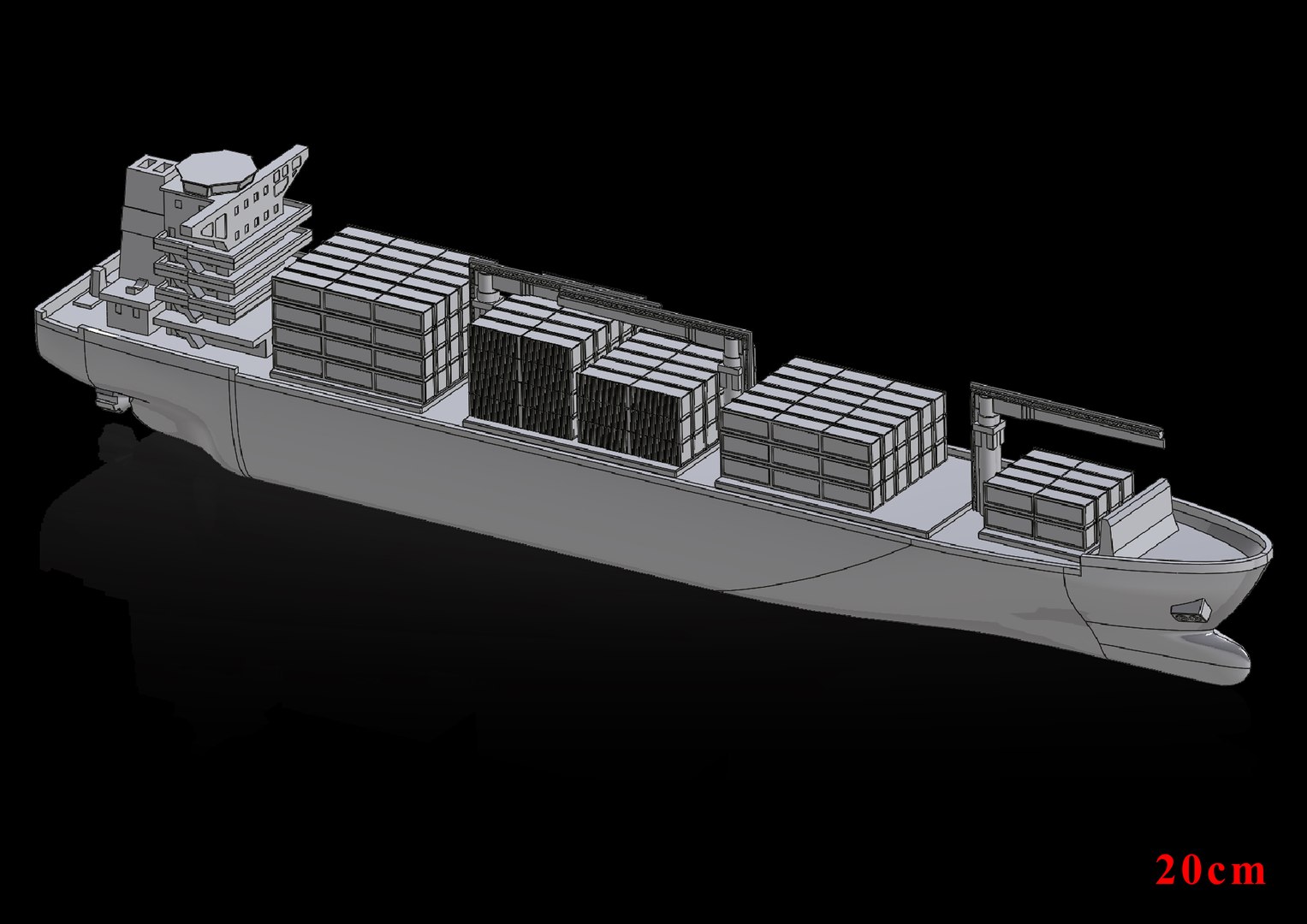 Container Boat 3D Model - TurboSquid 1613387