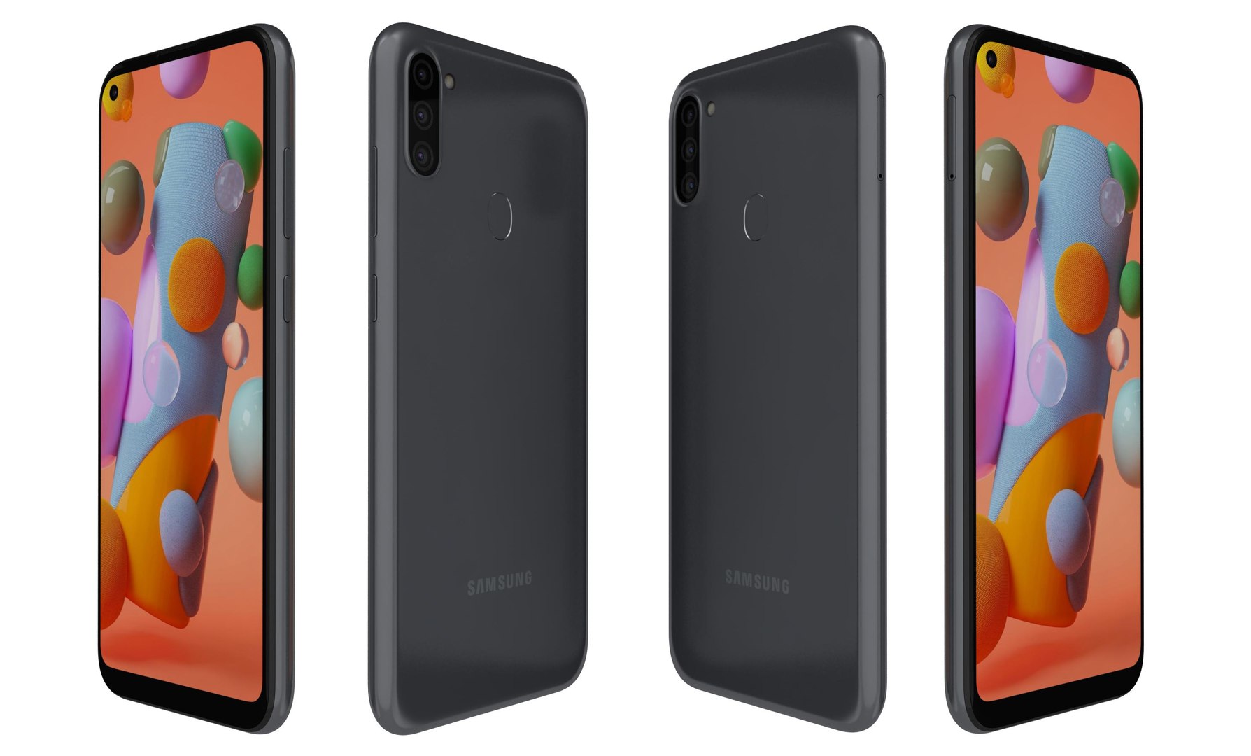 3D samsung galaxy a11 colors model - TurboSquid 1575313