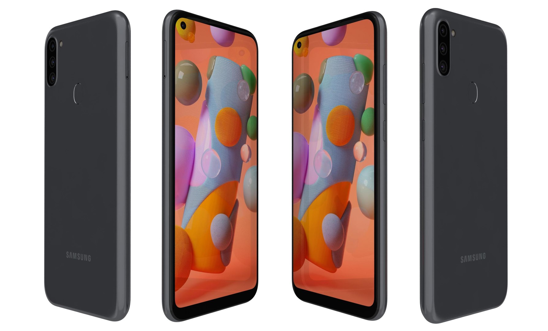 3D samsung galaxy a11 colors model - TurboSquid 1575313