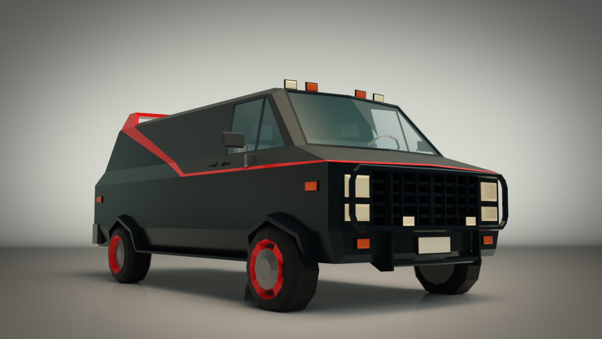 Van A-team Model - TurboSquid 1472759