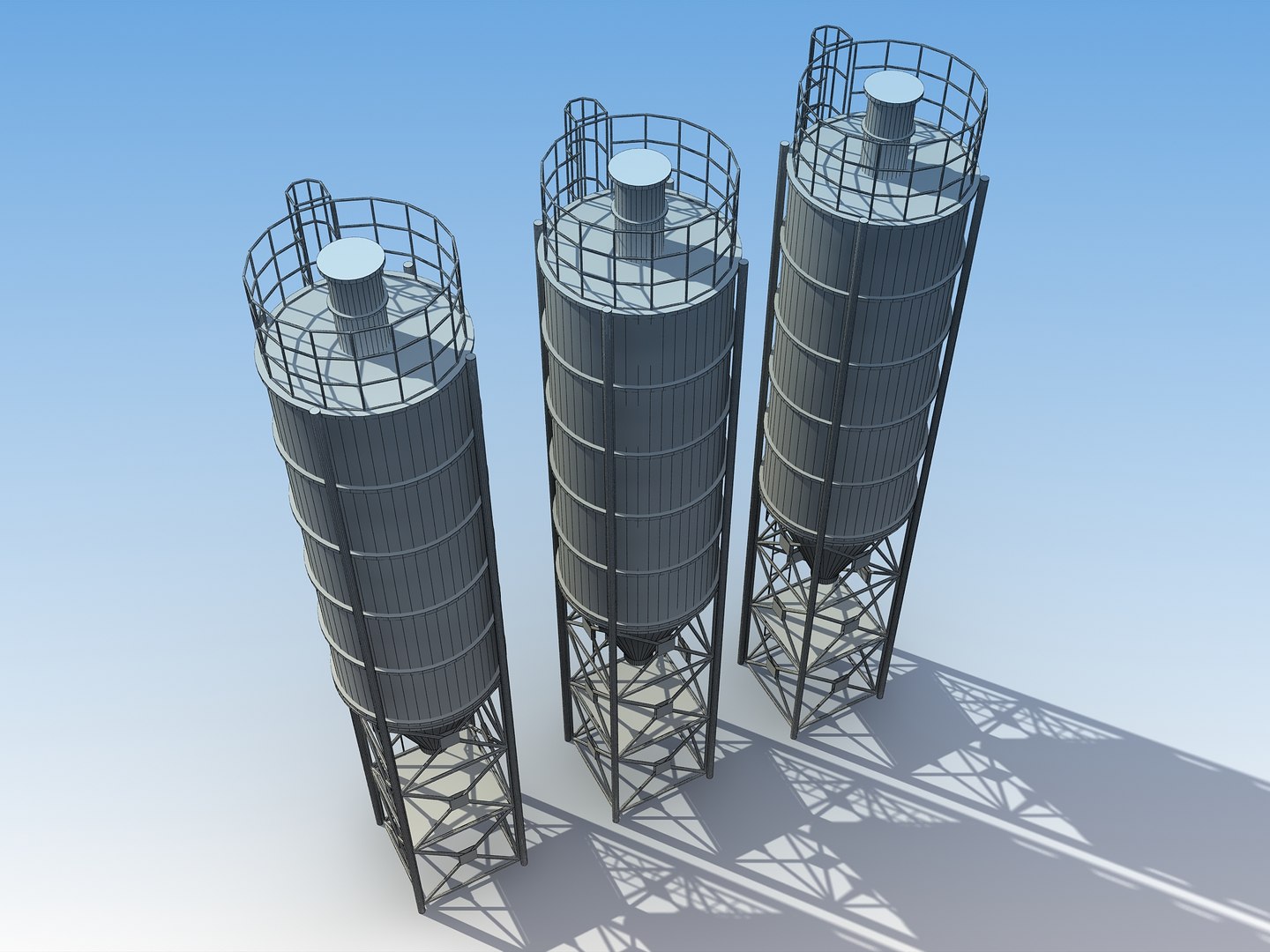 Tower Cement 3d Model
