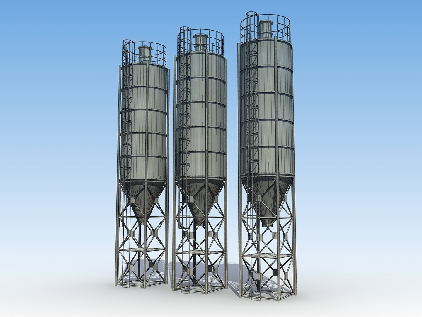 Tower Cement 3d Model