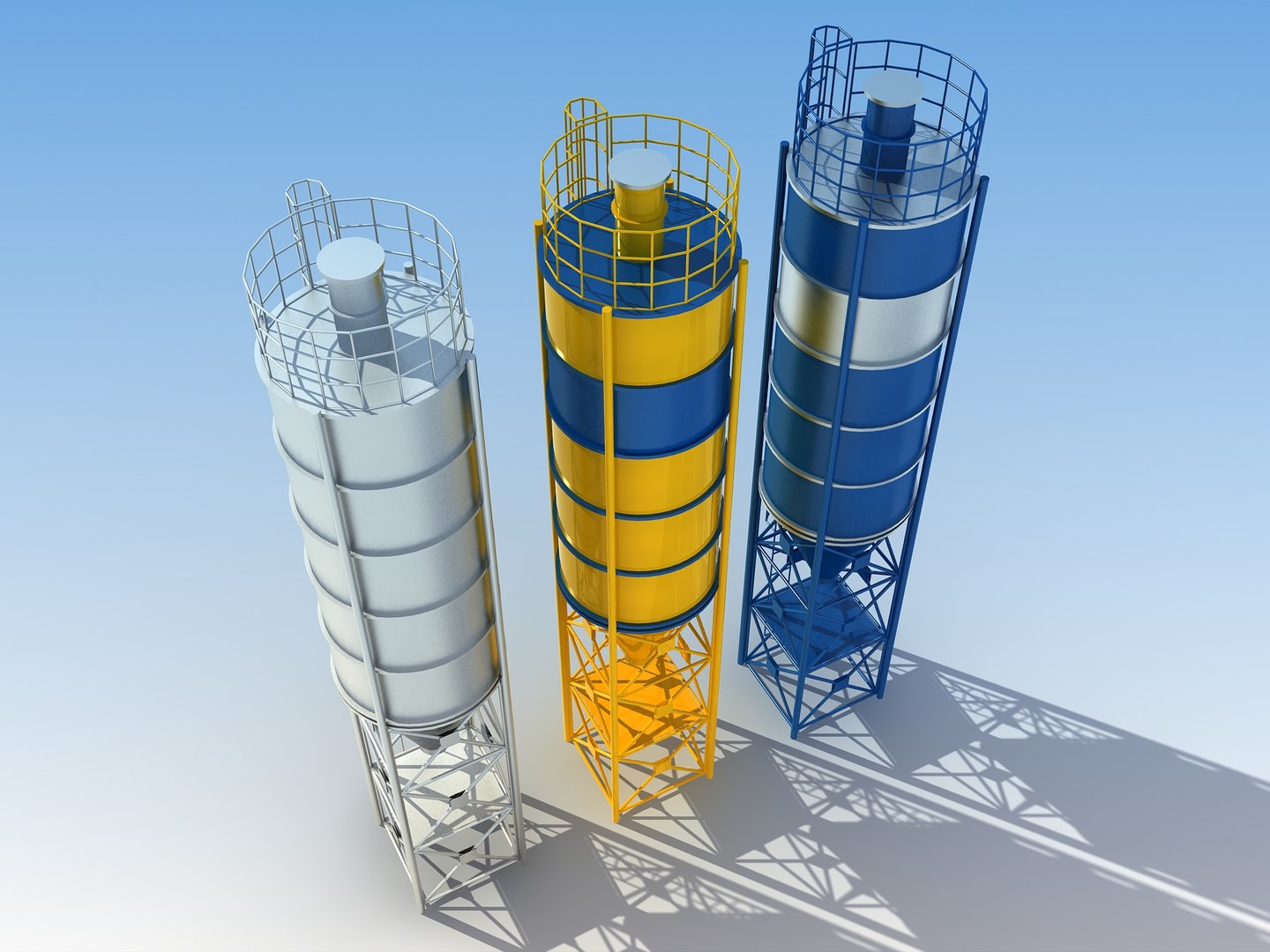 Tower Cement 3d Model