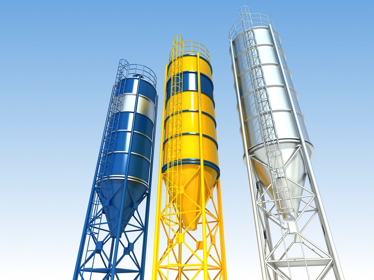 Tower Cement 3d Model