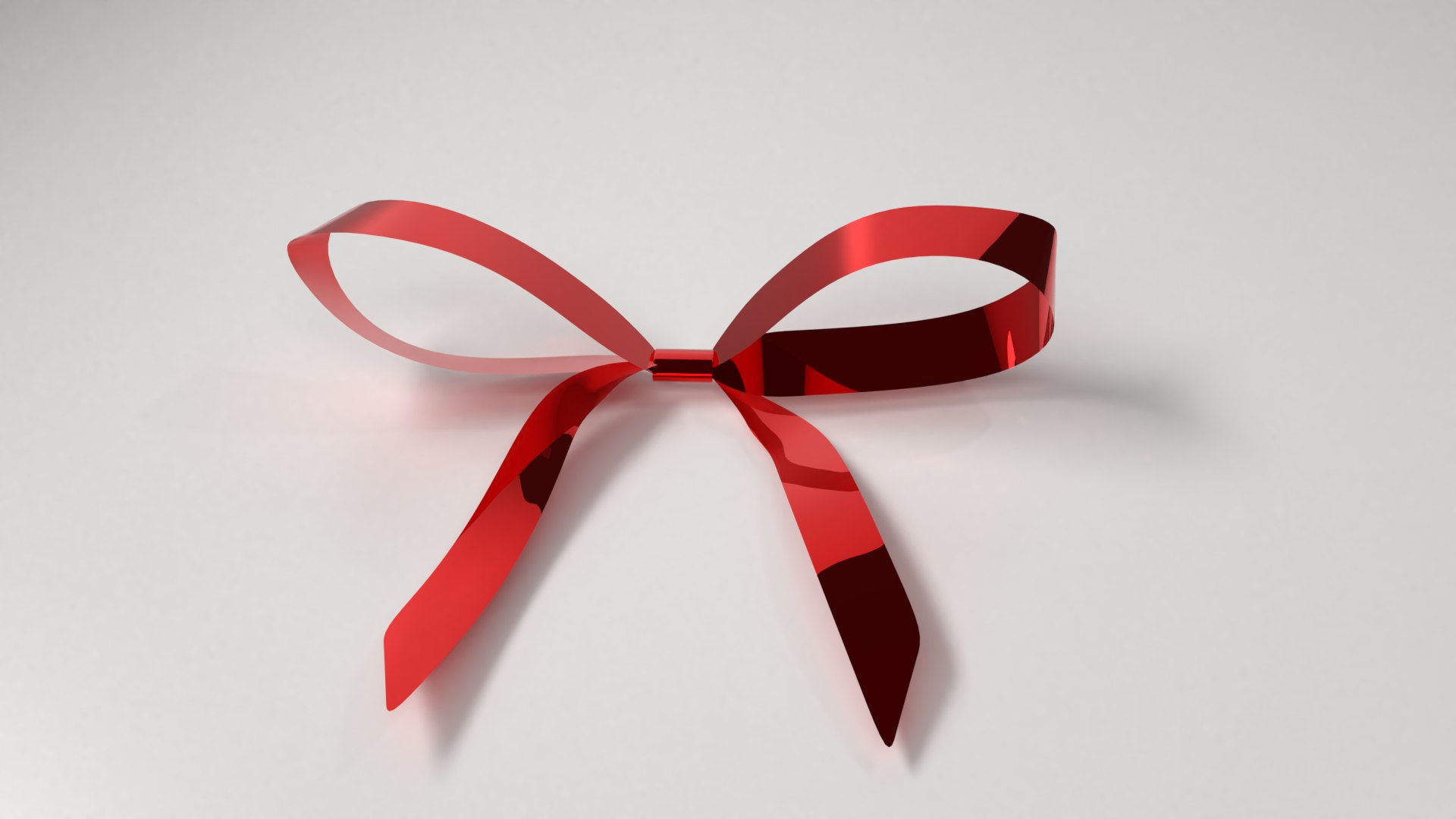 Red Ribbon 2 3D Model - TurboSquid 1471312
