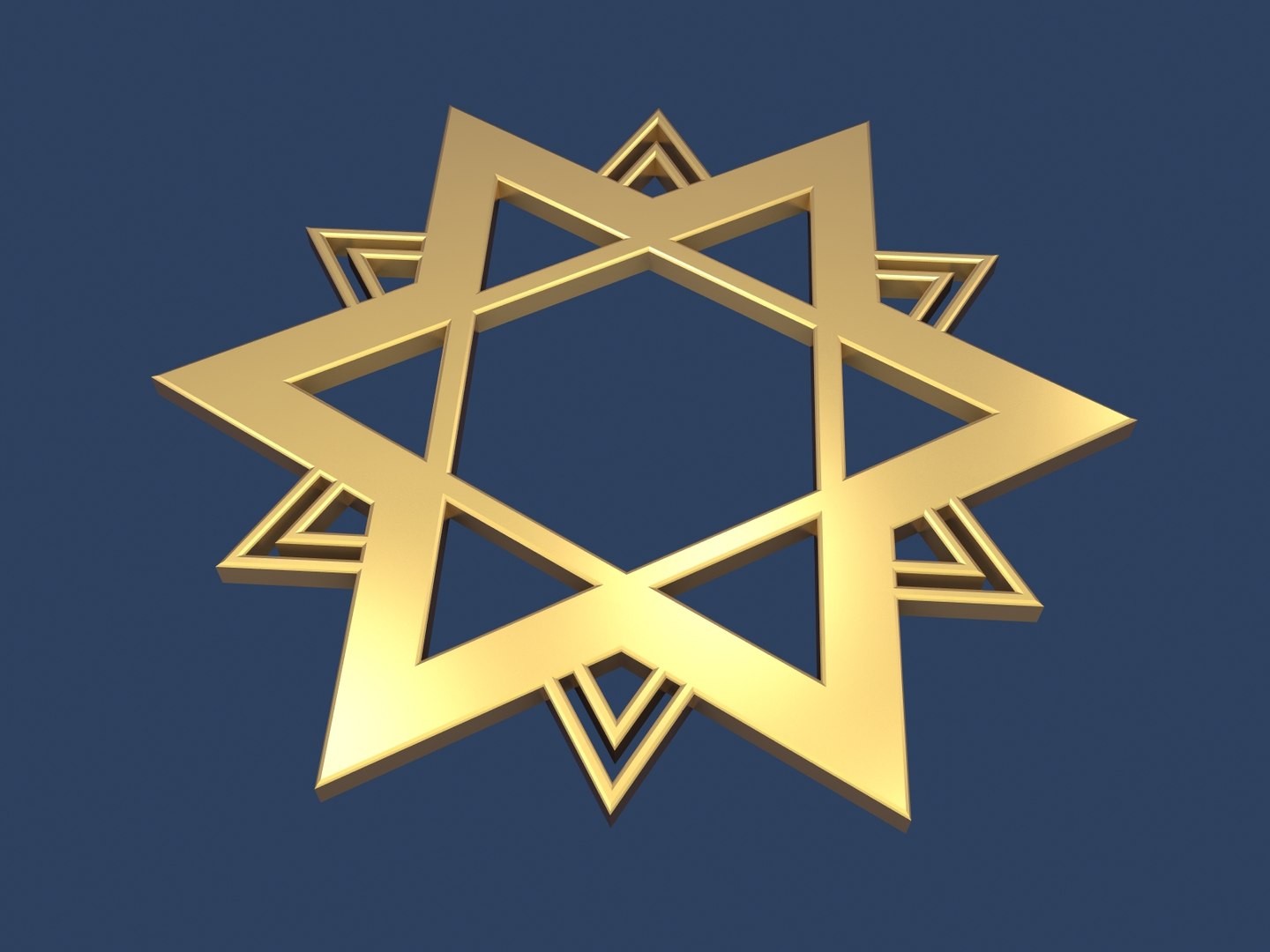 Star david 3D model - TurboSquid 1429824