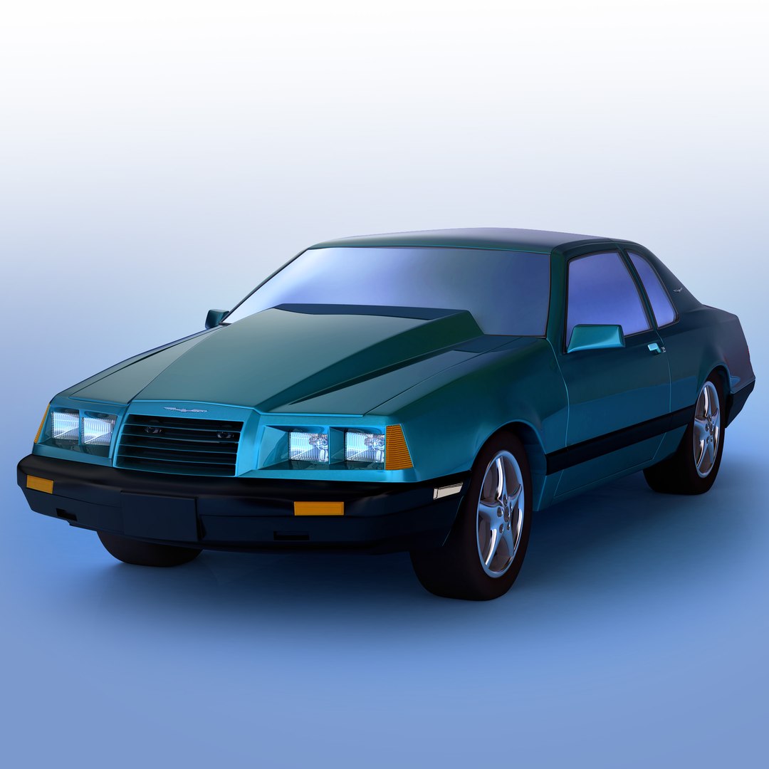 Thunderbird 1985 3d Model
