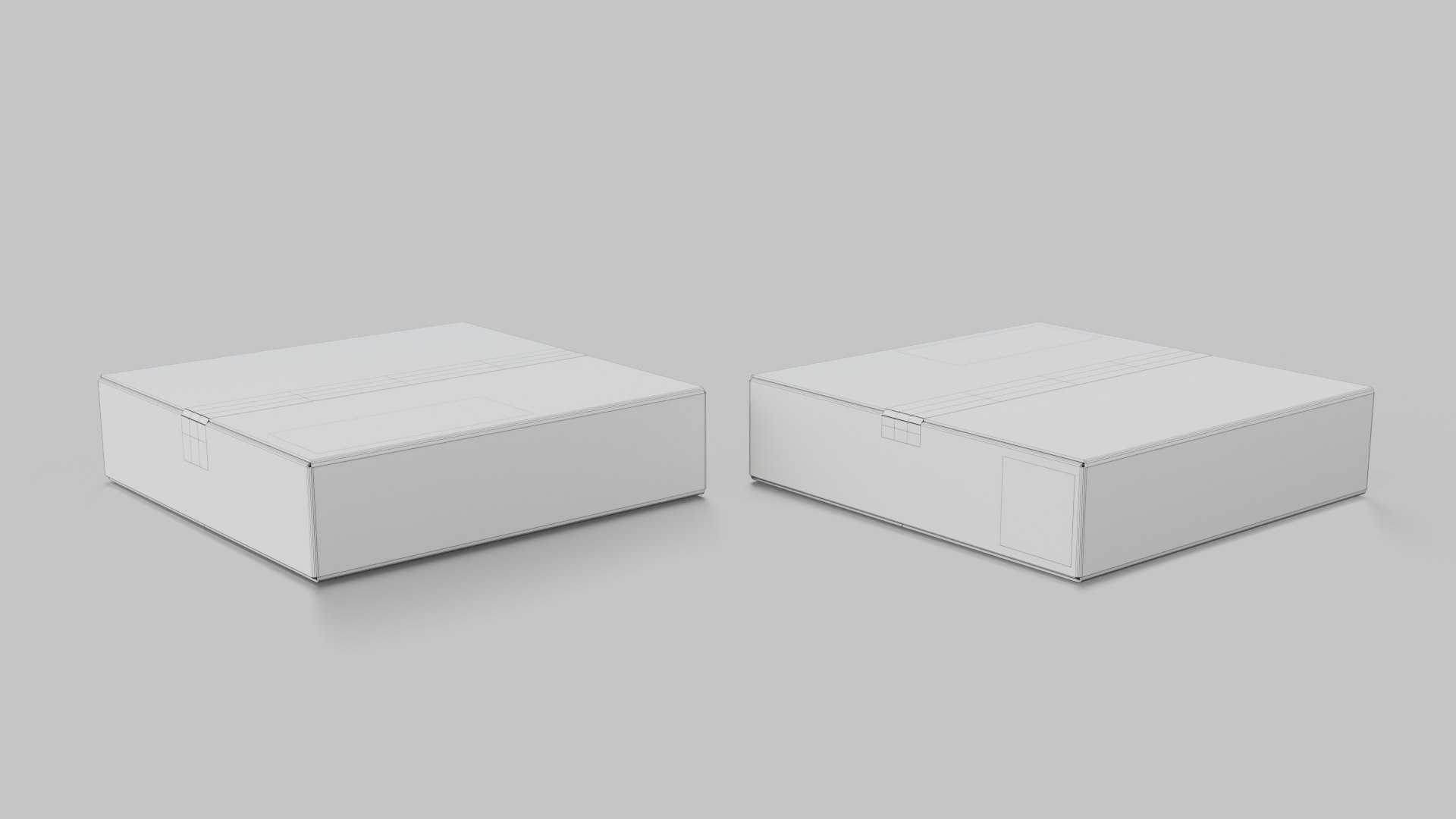 3D Compact Cardboard Box Pack - Rigged And Customizable - TurboSquid ...