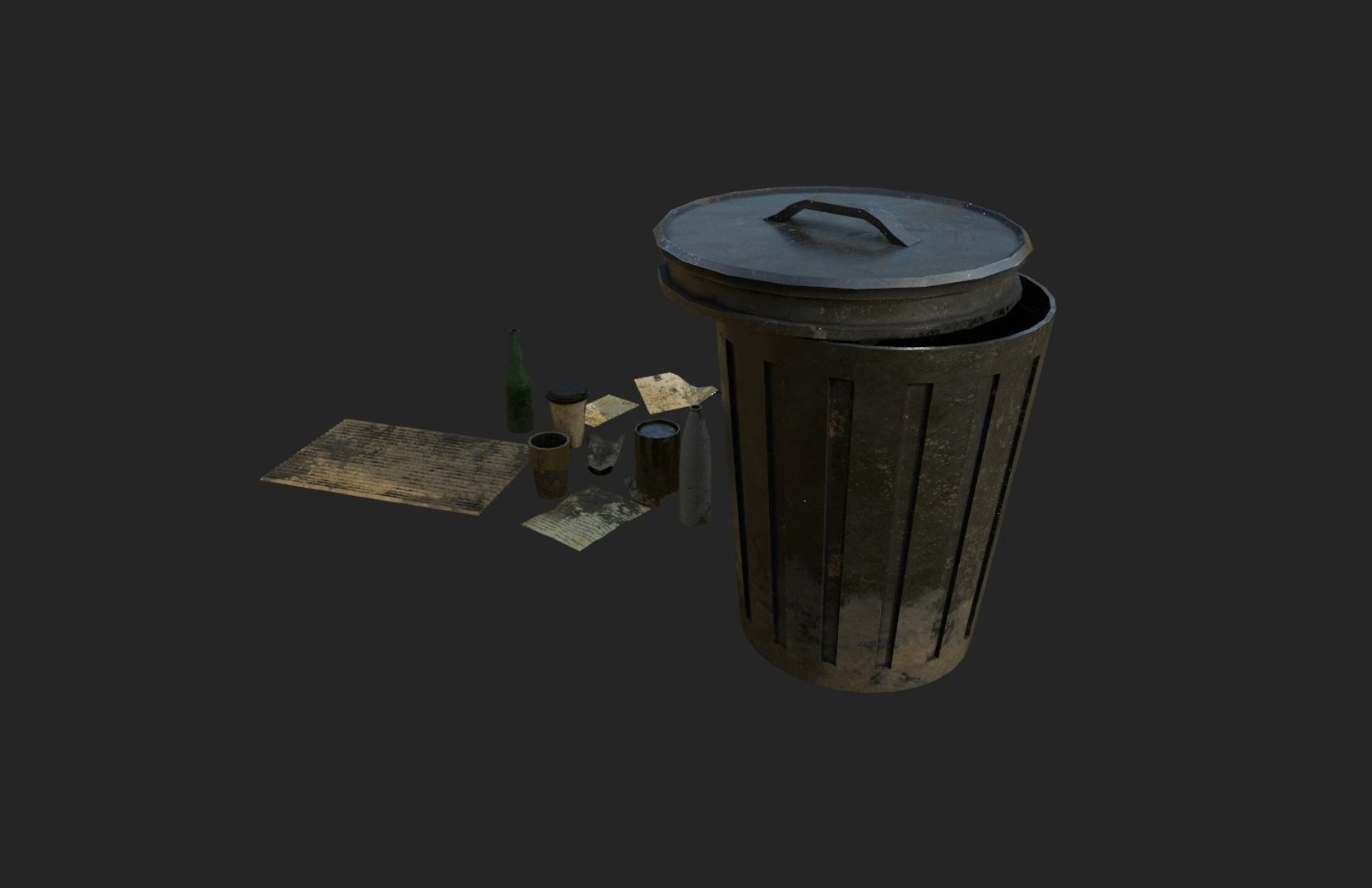 Garbage Trash 3D Model - TurboSquid 1512705