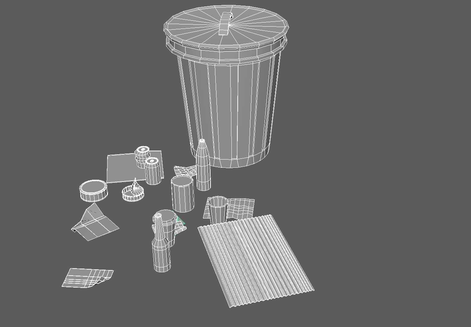 Garbage Trash 3D Model - TurboSquid 1512705