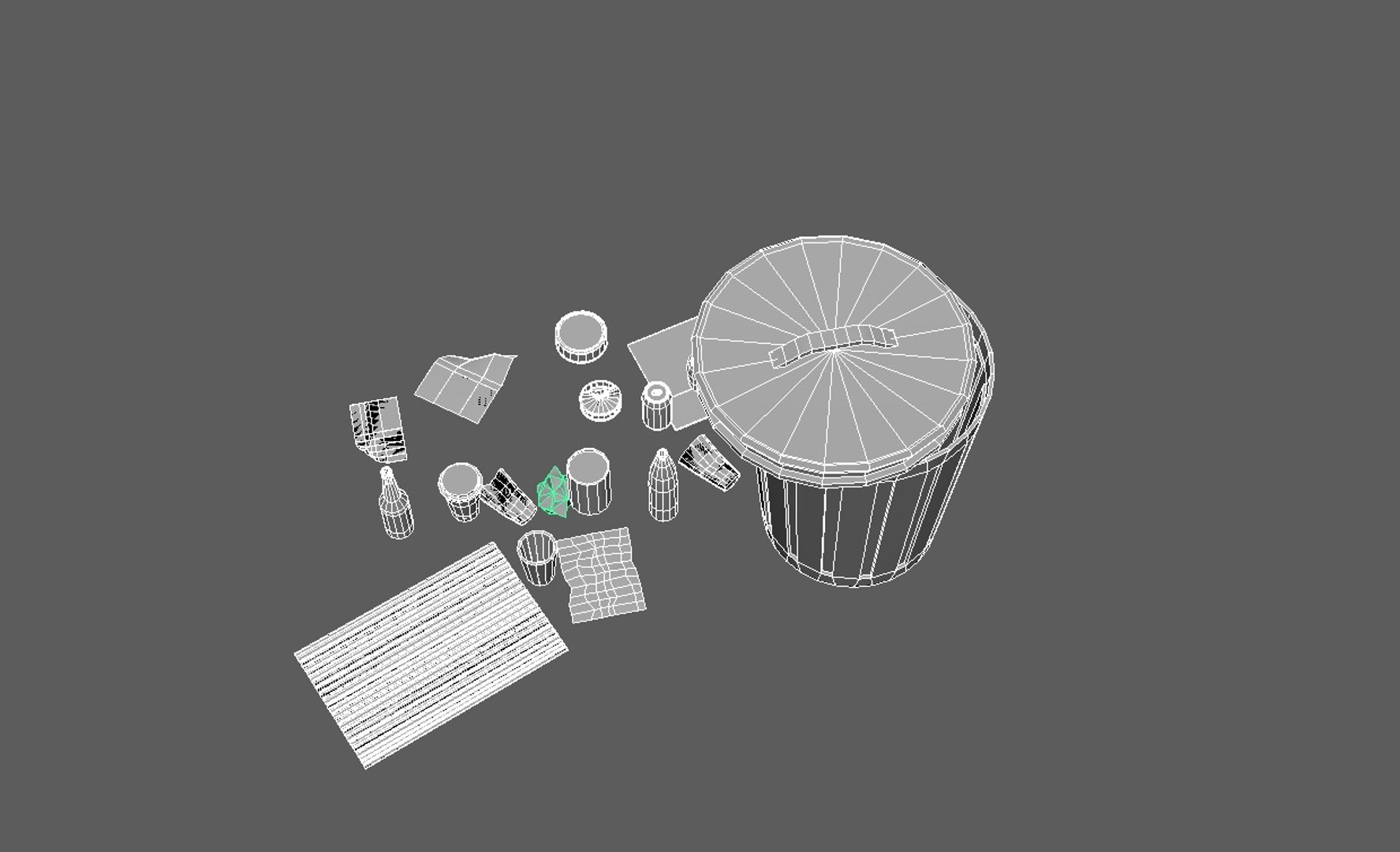 Garbage Trash 3D Model - TurboSquid 1512705
