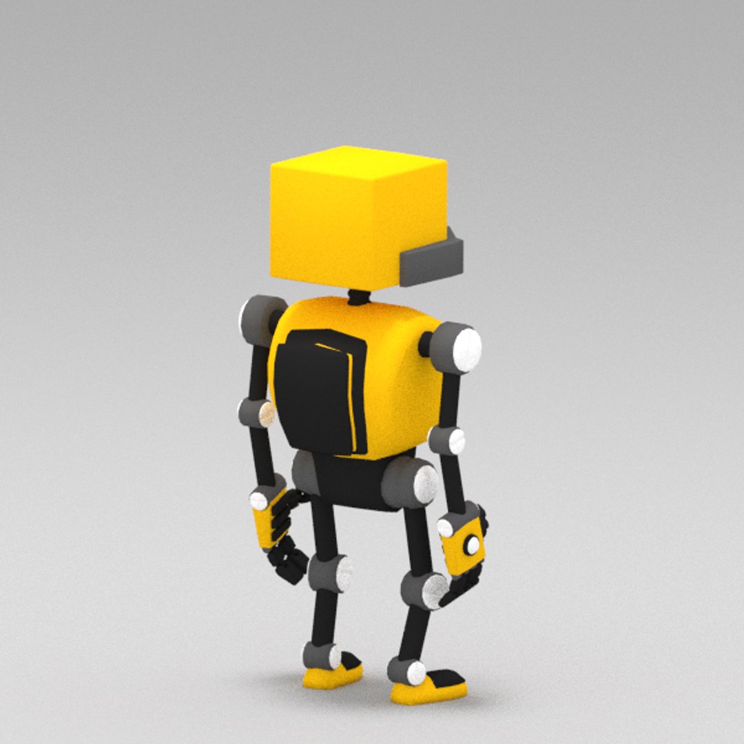Character Robot 3D Model - TurboSquid 1423349
