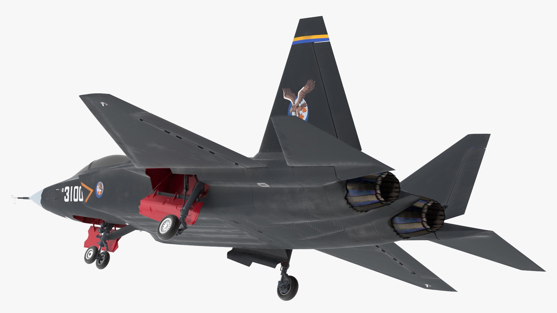 3D Shenyang FC 31 Jet Fighter Exterior Only model - TurboSquid 1739411