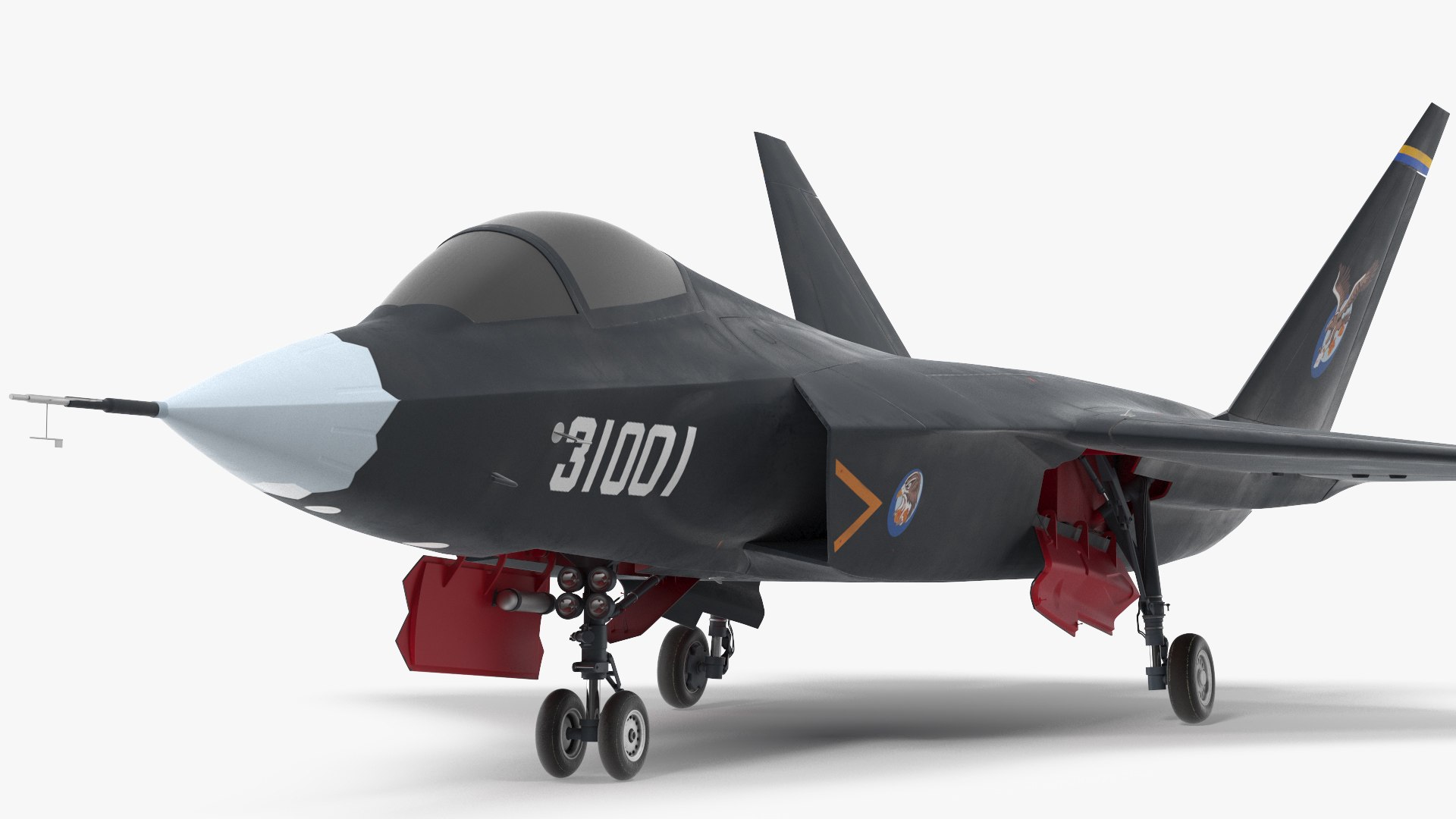 3D Shenyang FC 31 Jet Fighter Exterior Only model - TurboSquid 1739411