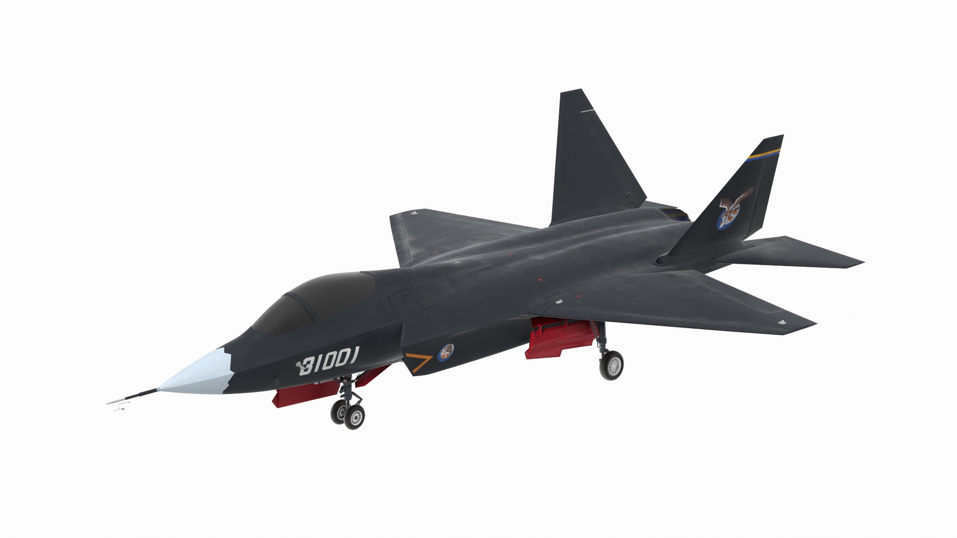 3D Shenyang FC 31 Jet Fighter Exterior Only Model - TurboSquid 1739411
