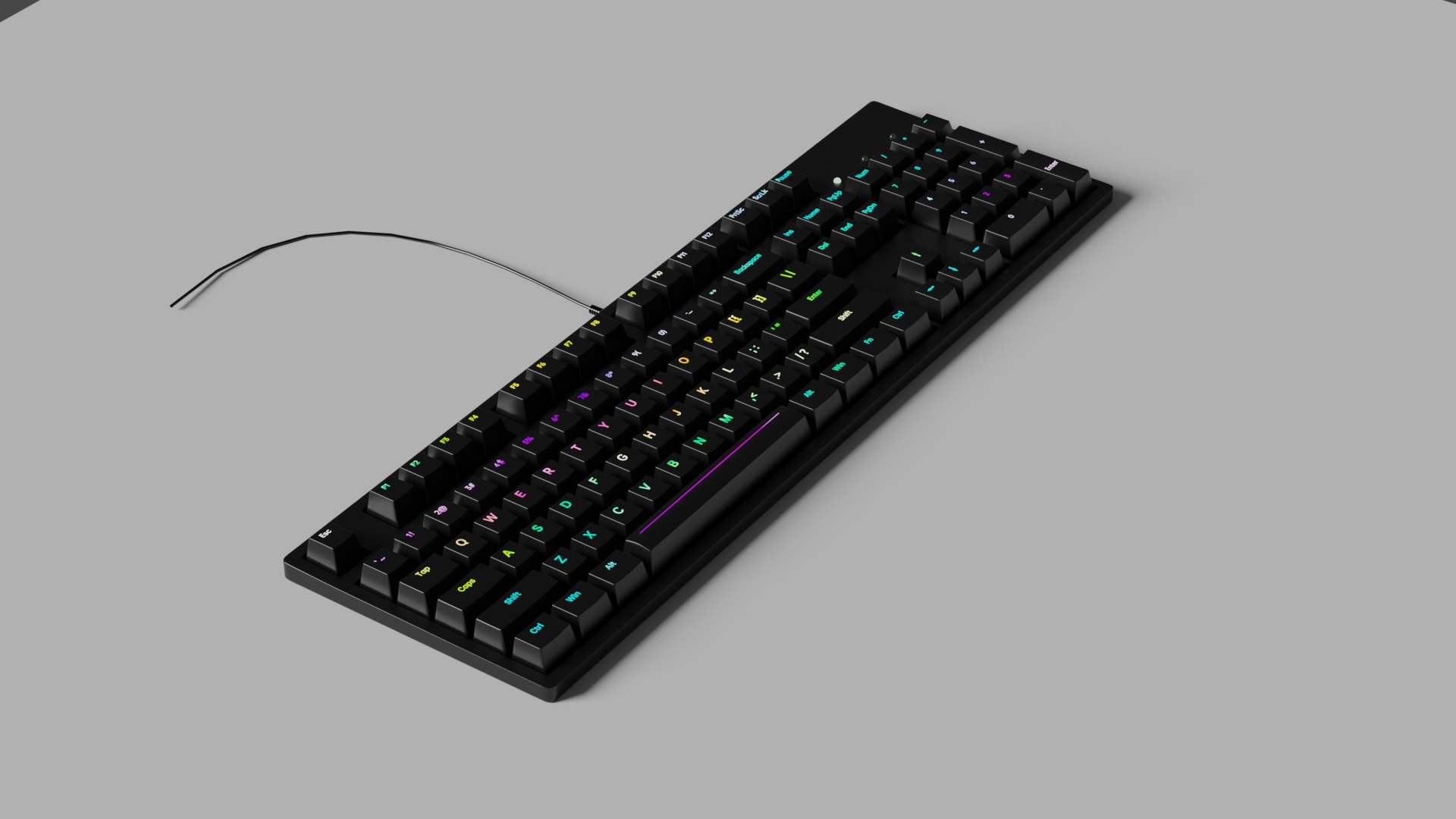 RGB Keyboard 3D - TurboSquid 2097384