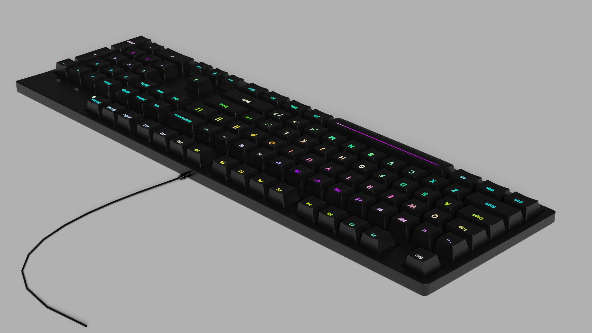 RGB Keyboard 3D - TurboSquid 2097384