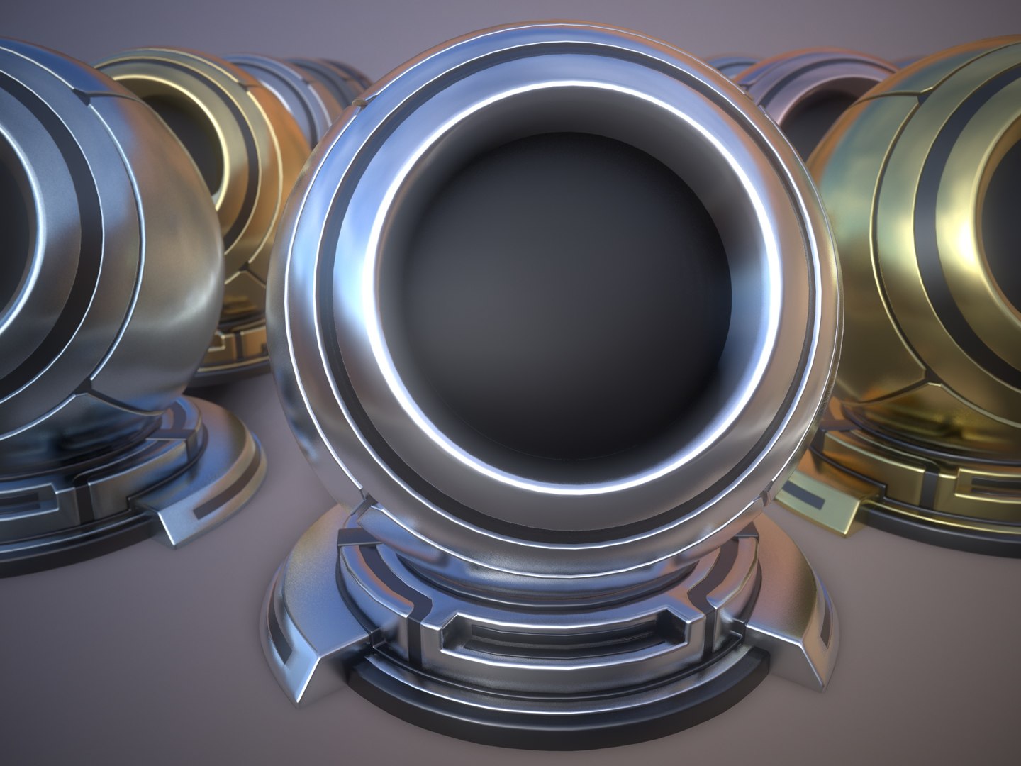 Metal Materials 3D Model - TurboSquid 1441151