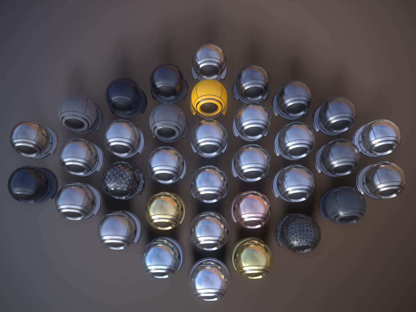 Metal Materials 3D Model - TurboSquid 1441151