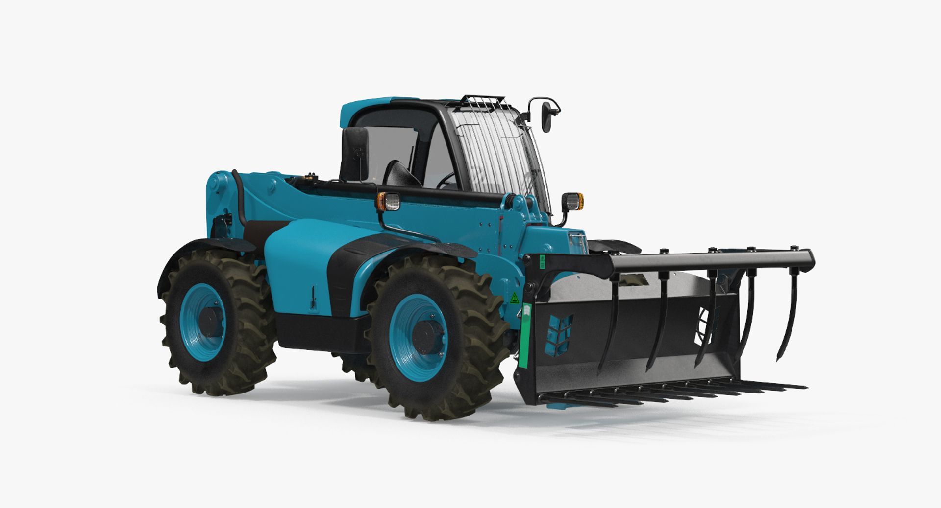 Hydraulic Telehandler Grabber Generic 3D Model - TurboSquid 1410992
