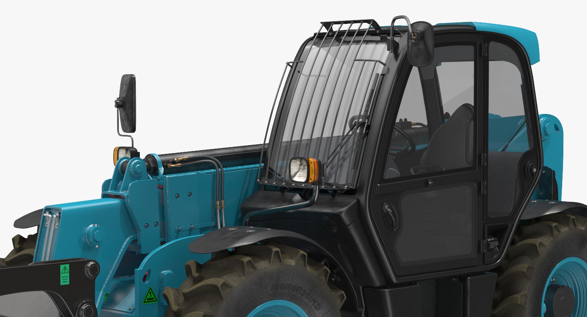 Hydraulic Telehandler Grabber Generic 3D Model - TurboSquid 1410992