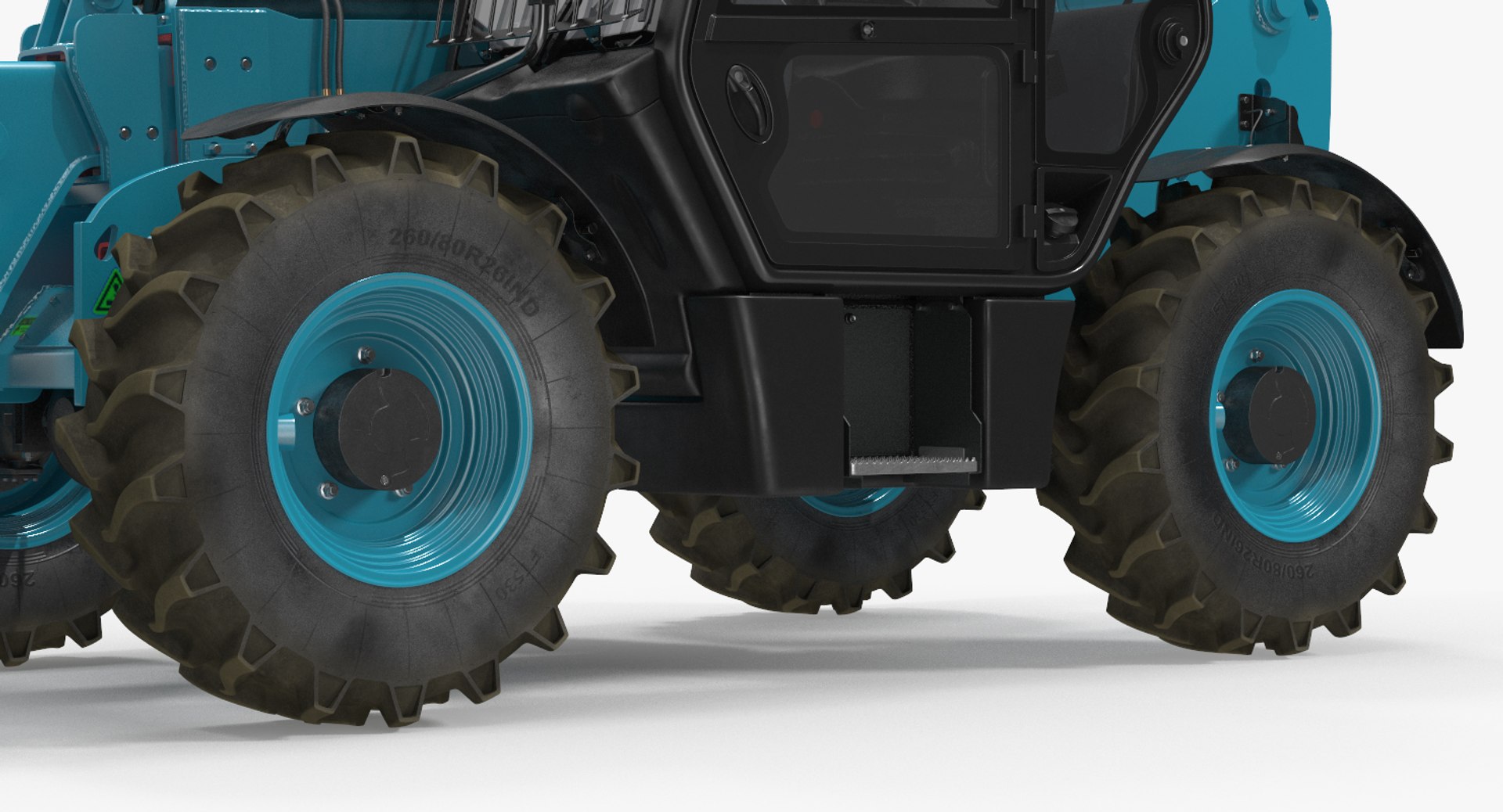 Hydraulic telehandler grabber generic 3D model - TurboSquid 1410992