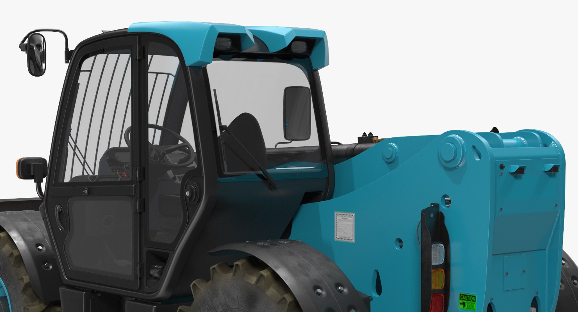 Hydraulic telehandler grabber generic 3D model - TurboSquid 1410992