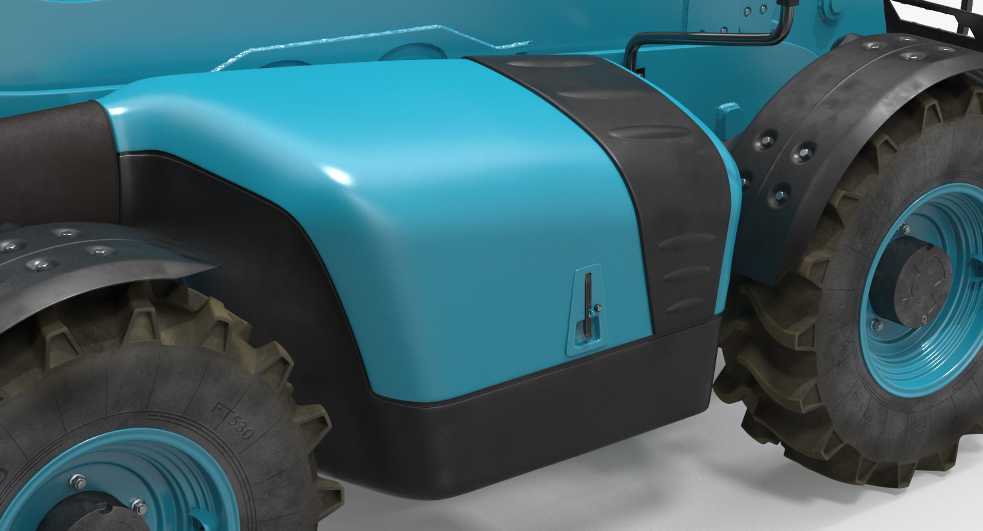 Hydraulic telehandler grabber generic 3D model - TurboSquid 1410992