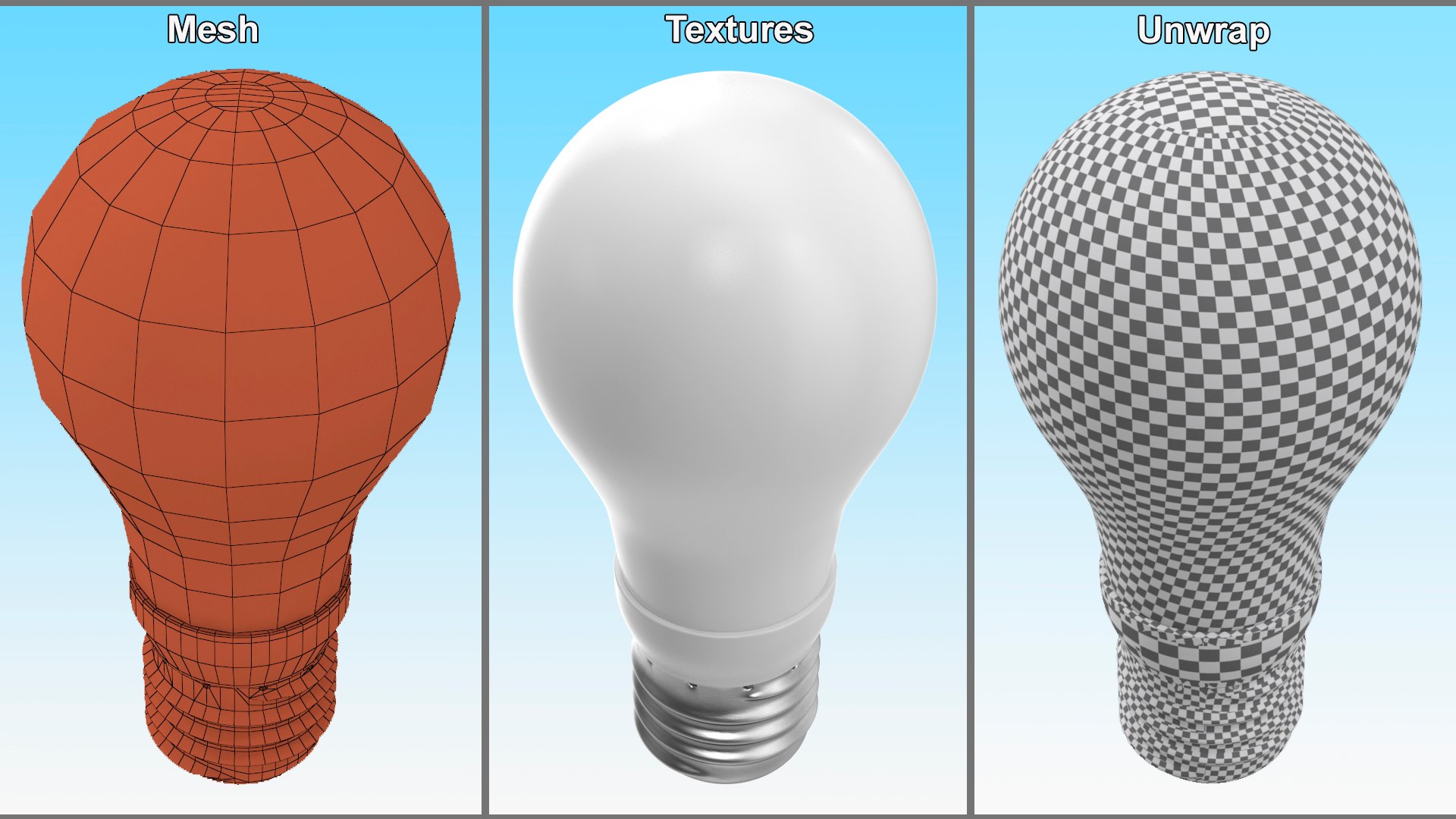 Matte Light Bulb 3D Model - TurboSquid 2115256