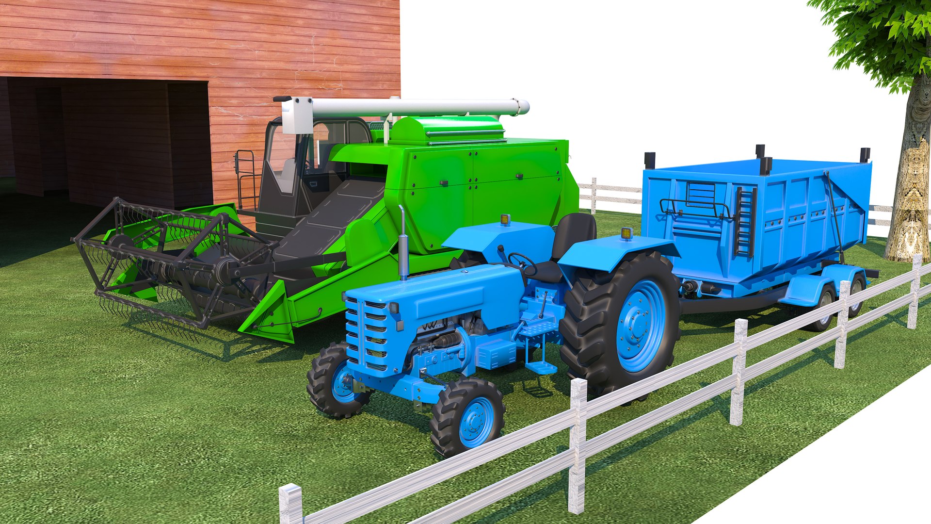 Detailed Farm Barn 3D - TurboSquid 2268966