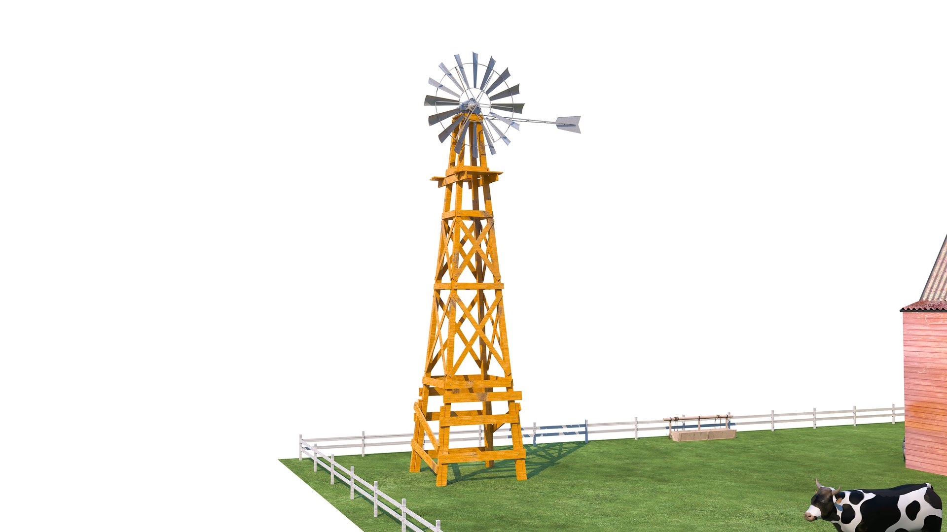 Detailed Farm Barn 3D - TurboSquid 2268966