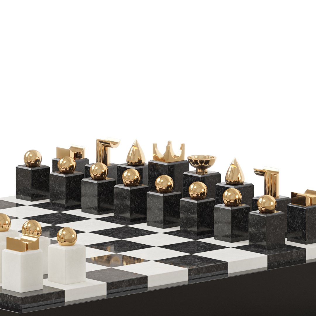 3D Model L-OBJET Chess Set - TurboSquid 2262269