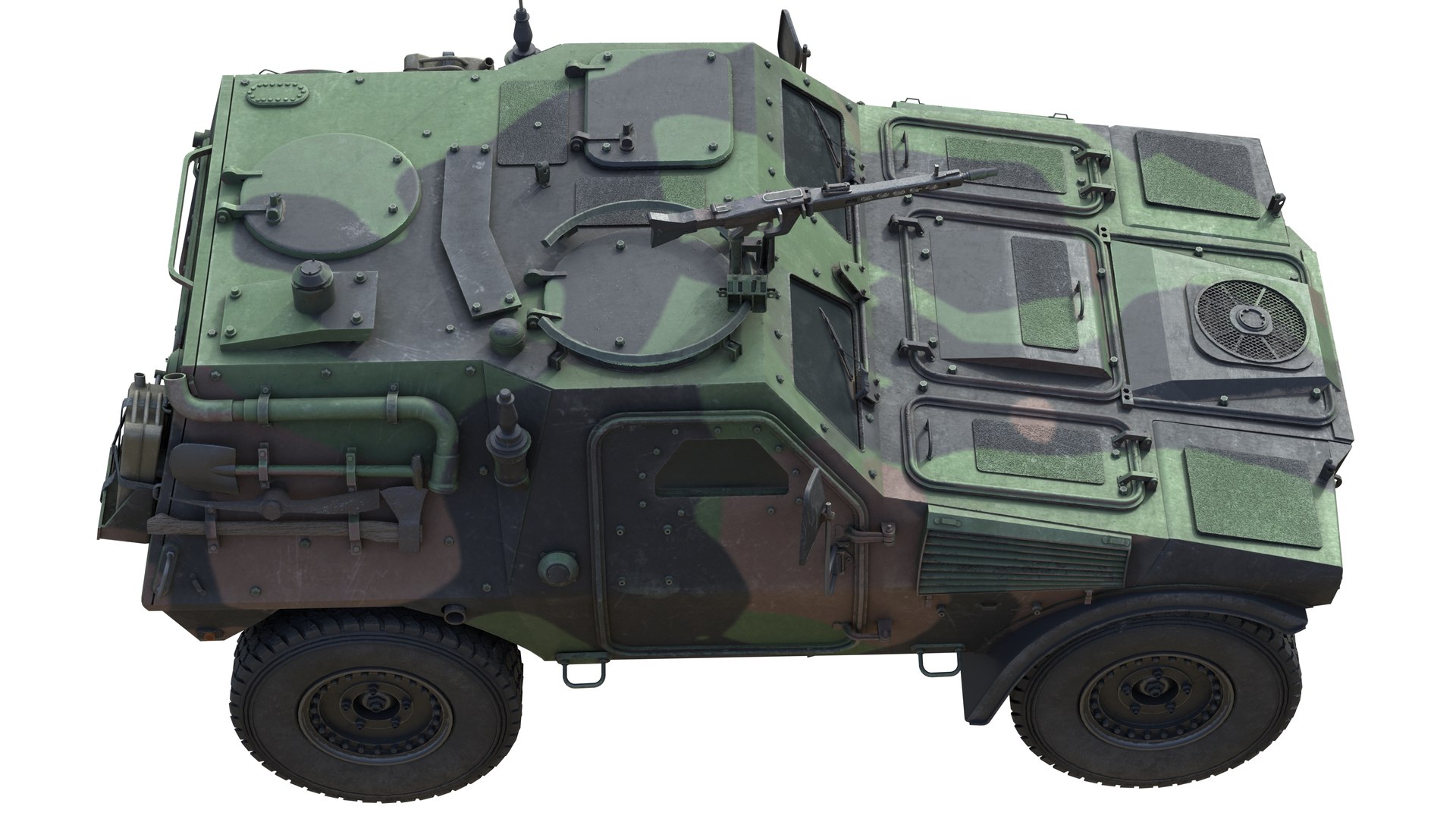 Panhard General Defence Scout Car 3D - TurboSquid 2262900