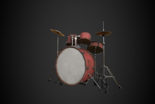 3D Drum Set model - TurboSquid 1968303