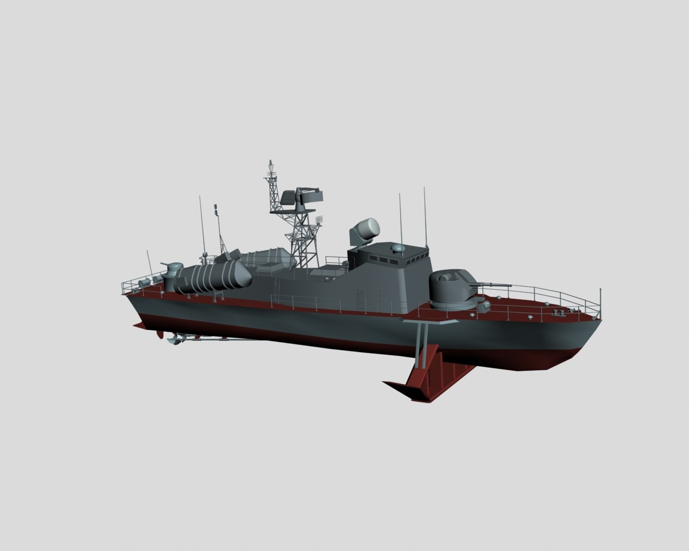 Missile Boat Project 206mr 3ds