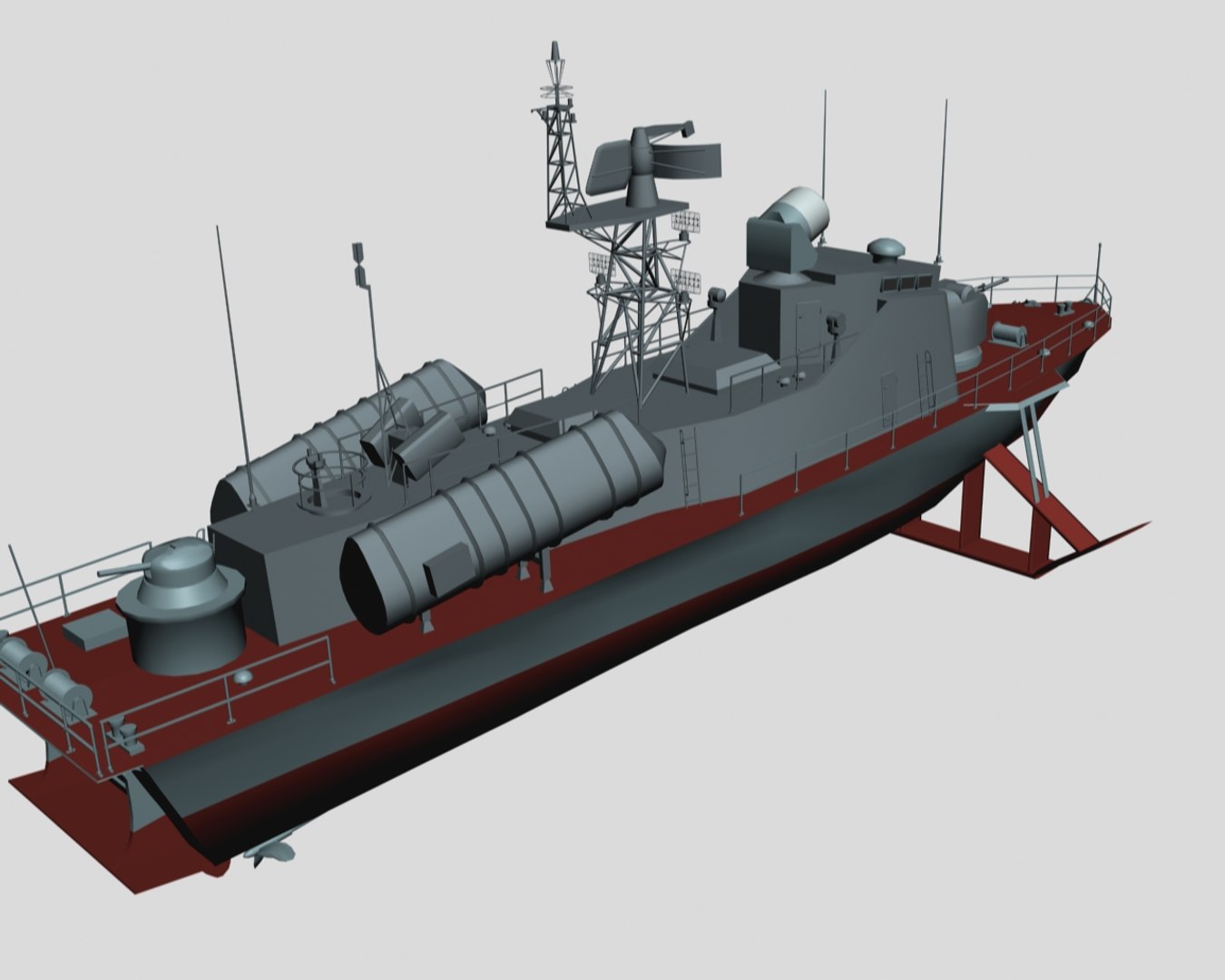 Missile Boat Project 206mr 3ds