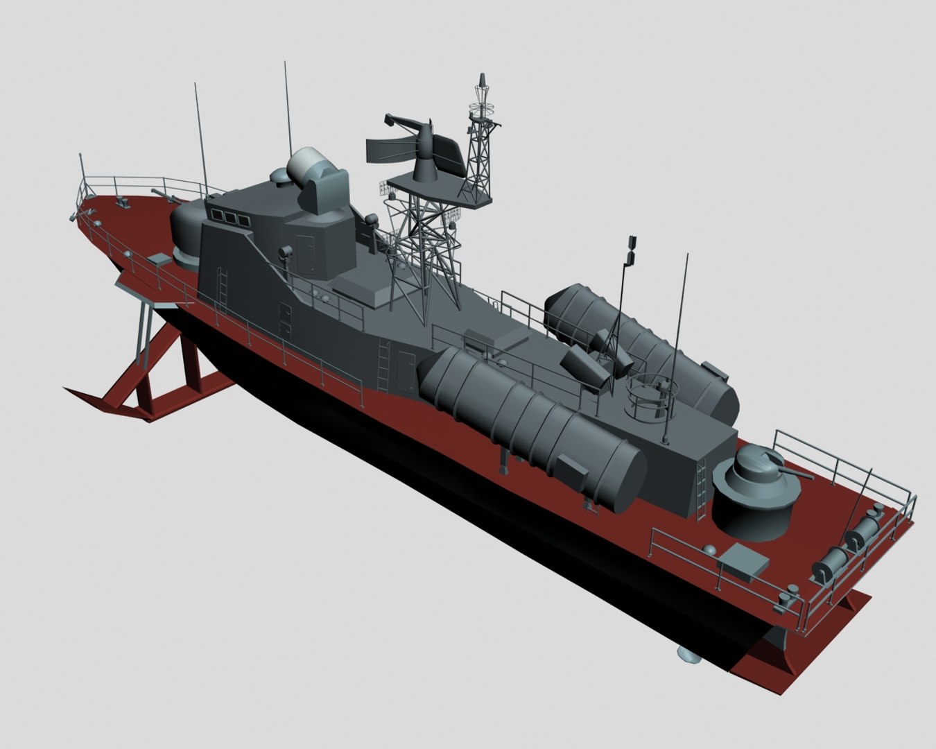 Missile Boat Project 206mr 3ds