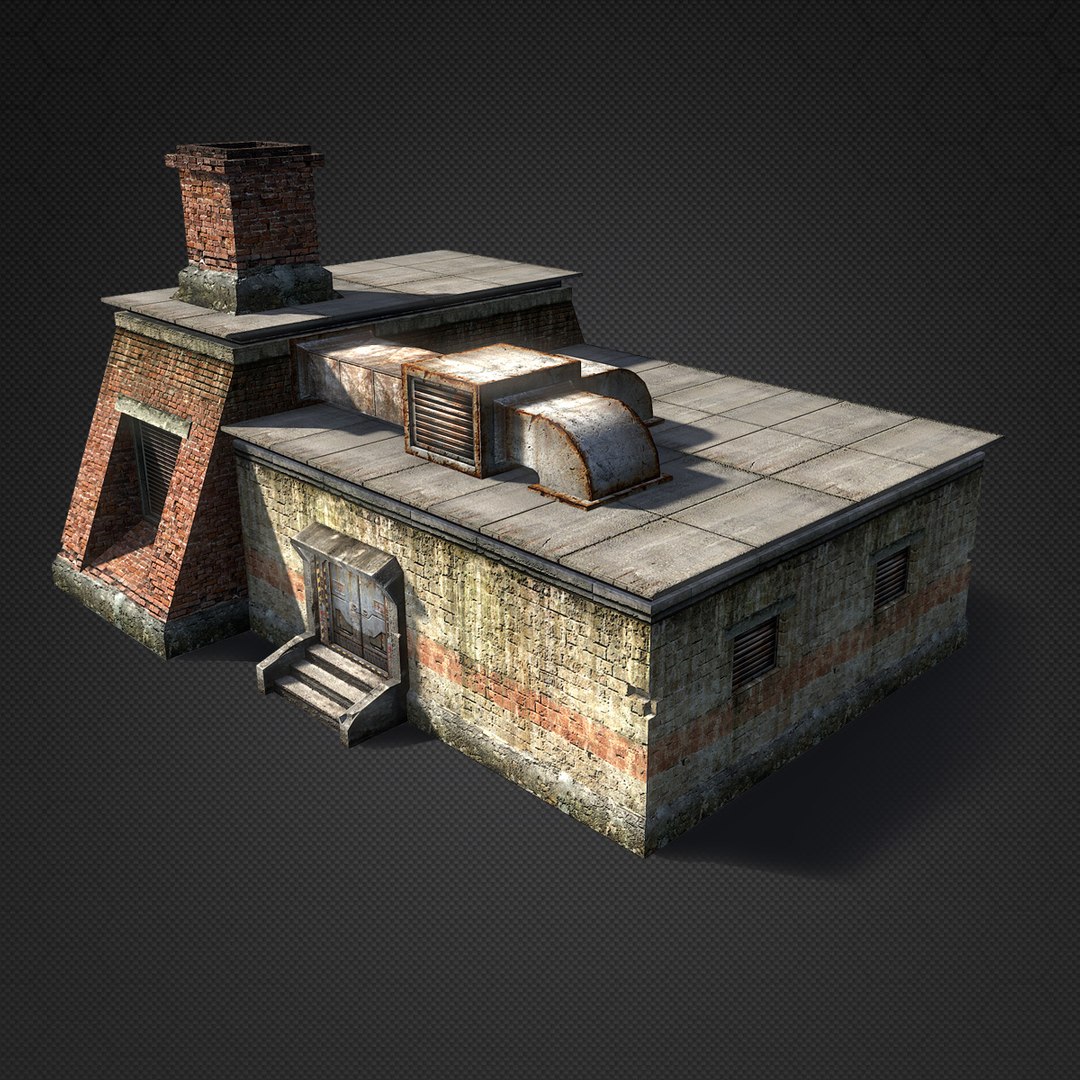 3d model sci-fi exterior set