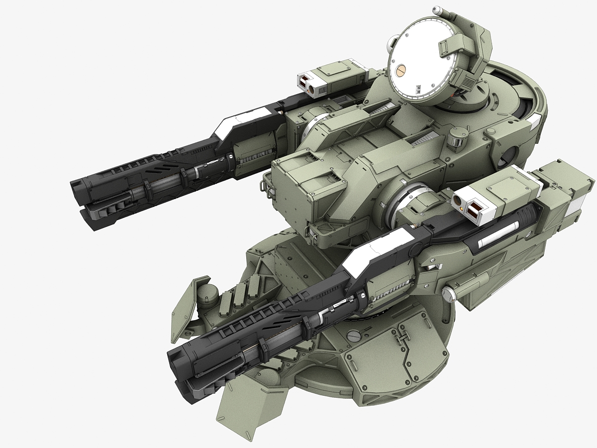 3d guns turret