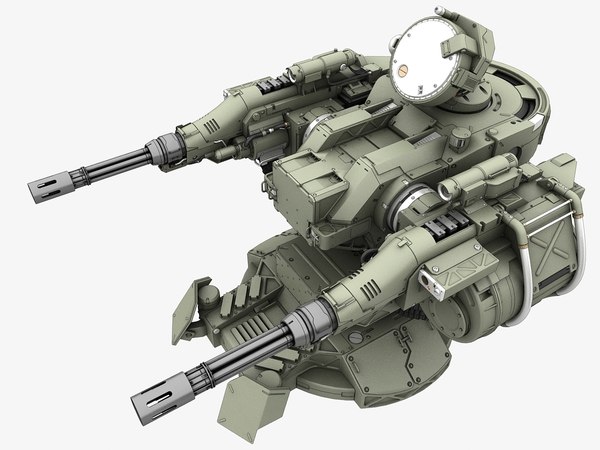3d guns turret