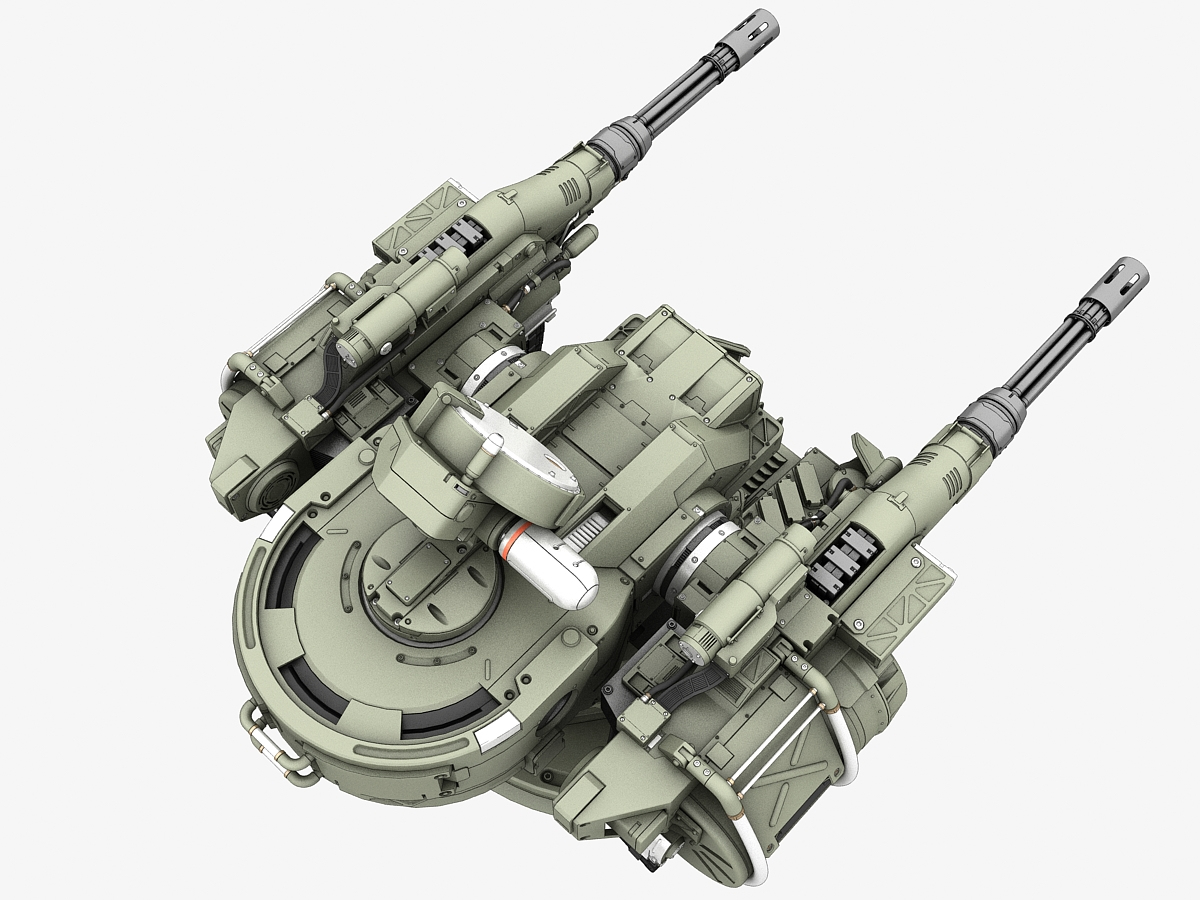 3d guns turret