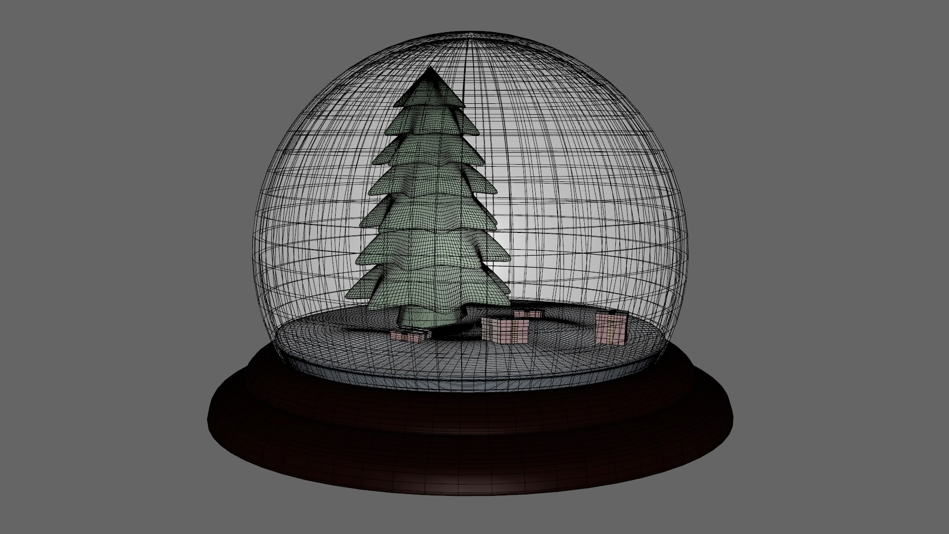 3D Model Snow Globe Low-poly 3D Model - TurboSquid 2312677